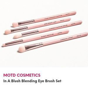 Motd | Makeup | Motd Cosmetics In A Blush 5 Piece Blending Eye Brush ...